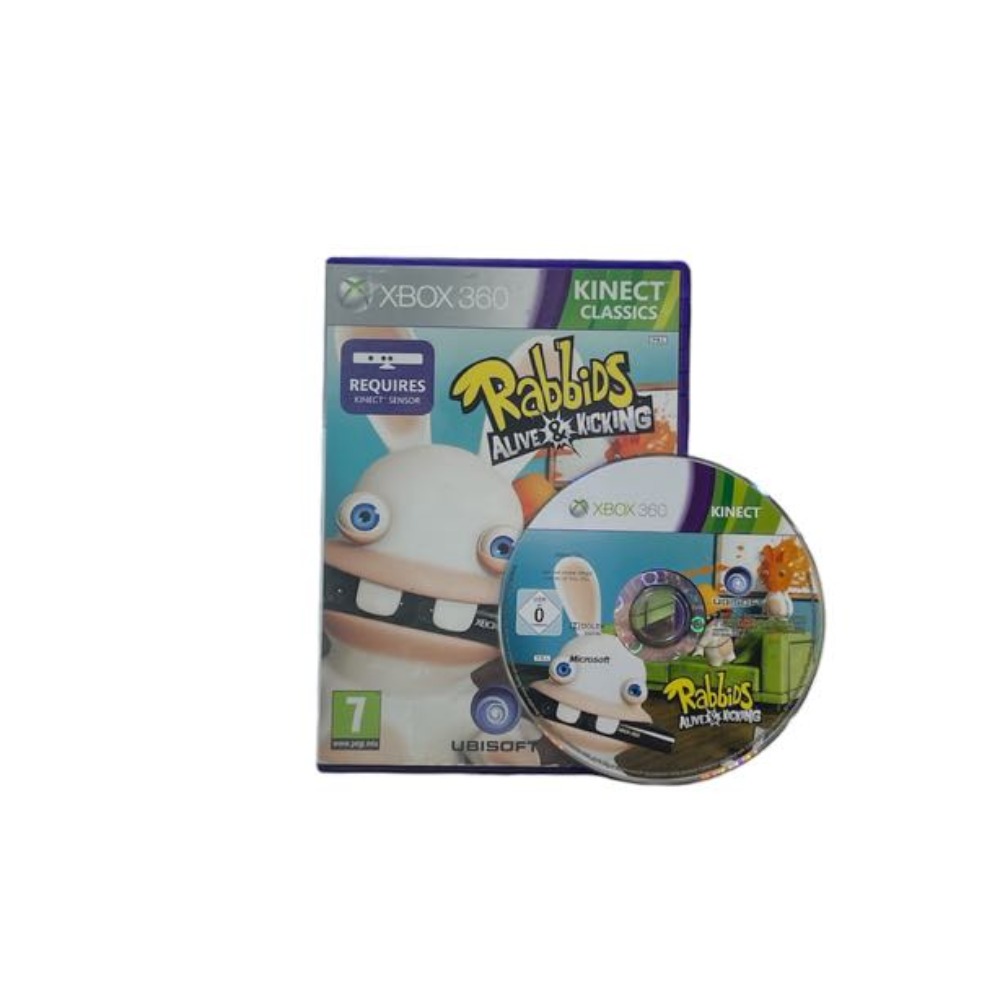 Pre-owned Rabbids: Alive & Kicking - Kinect (7) Xbox 360 Games - Own4Less